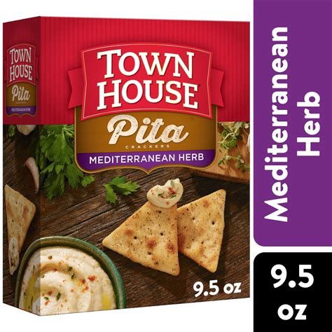 Town House® Mediterranean Herb Pita Crackers 9 5 Oz Frys Food Stores