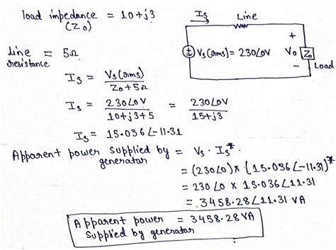[solved] A Load Impedance Zo 10 J3 Ohm Is Connected To A Source With Course Hero