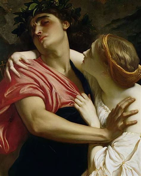 Orpheus And Eurydice 1864 By Frederic Leighton English 1830 1896