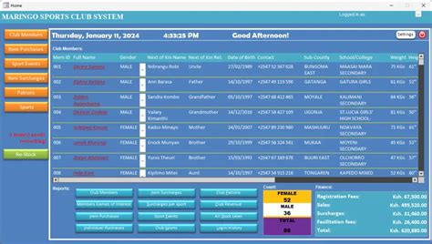 Kcse Computer Project 2023 Maringo Sports Club System Victory
