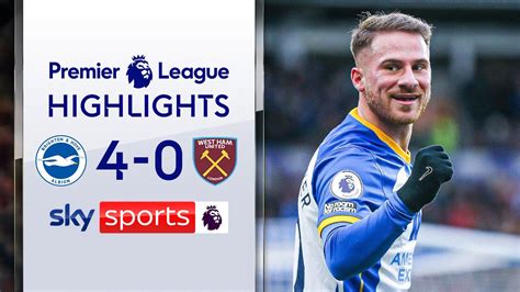Brighton Move Further Into European Picture 🖼 Brighton 4 0 West Ham
