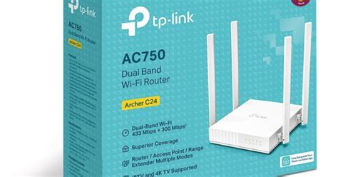 TP Link AC Dual Band Wi Fi Router Archer C