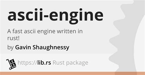 Ascii Engine — Rust Text Processing Library Librs