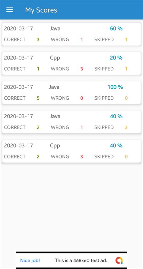 Android Quiz App Template With Firebase And Admob By Aimtech Codecanyon