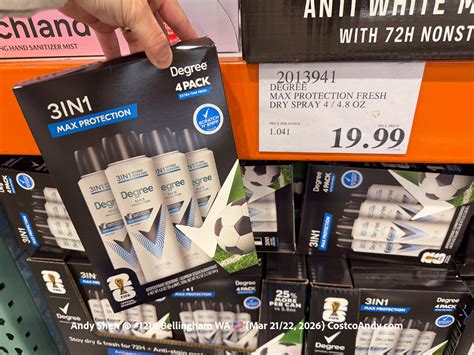 Degree Max Protection Fresh Dry Spray 4 48 Oz Costco Andy