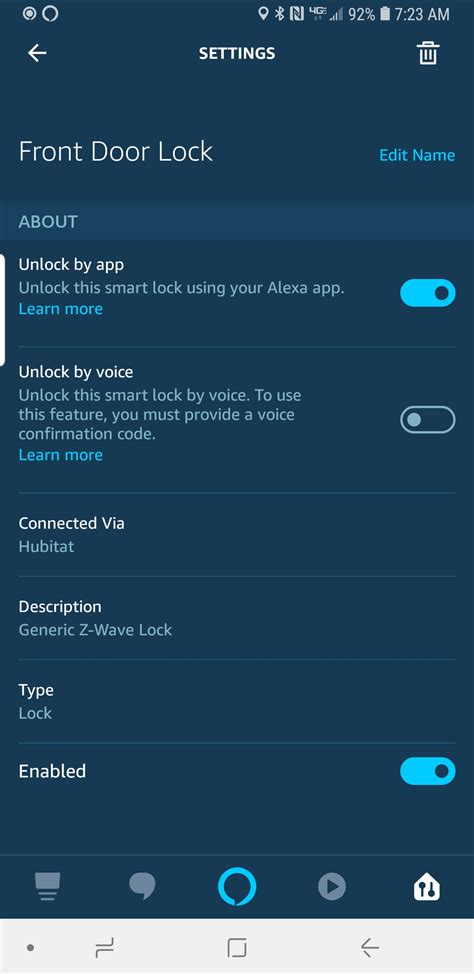 Alexa Unlock 🛎️ Get Help Hubitat