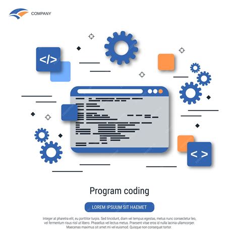 premium vector program coding application development ui construction