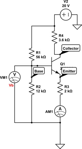 Transistors Why Cant Potential Divider Be Applied To Calculate
