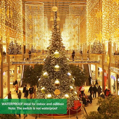 СВЕТОДИОДНАЯ Гирлянда-занавес в виде сосулек, 3x3 м, ЕС, Рождественская ...