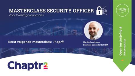 Masterclass Security Officer Voor Woningcorporaties Chaptr2
