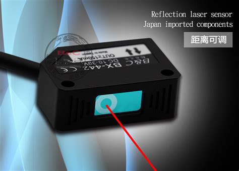Original Square Reflection Laser Sensor Photoelectric Switch Infrared