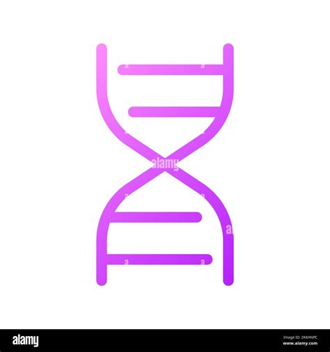 Dna Molecule Pixel Perfect Gradient Linear Ui Icon Stock Vector Image