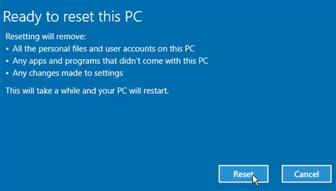 How To Reset Your Windows Operating System