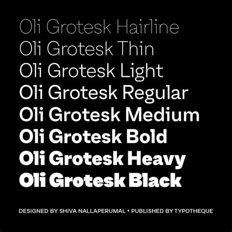 Oli Grotesk Is A Modern Typeface Used To Write Traditional Indian Scripts