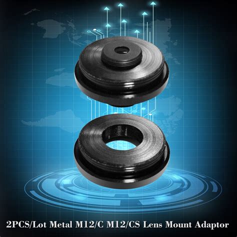 2pcs Lot Metal M12 C M12 Cs Lens Mount Adaptor Zin Grandado