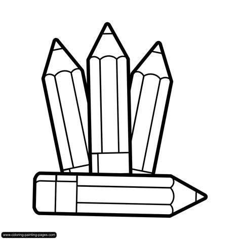 Colored Pencils Clipart Black And White Clipground
