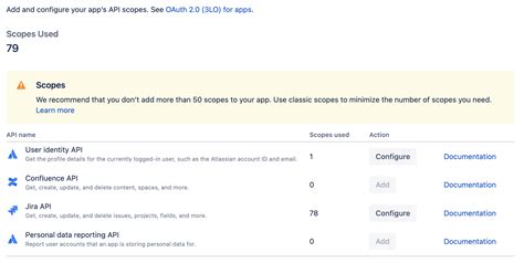 Unable To Update An Oauth 2 App Scopes Jira Cloud The Atlassian