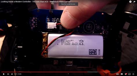 Battery Specs Of Atari Vcs Modern Controller Atari Vcs Atariage Forums