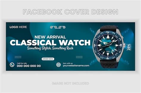 Продажа векторных часов в социальных сетях и дизайн обложки Facebook