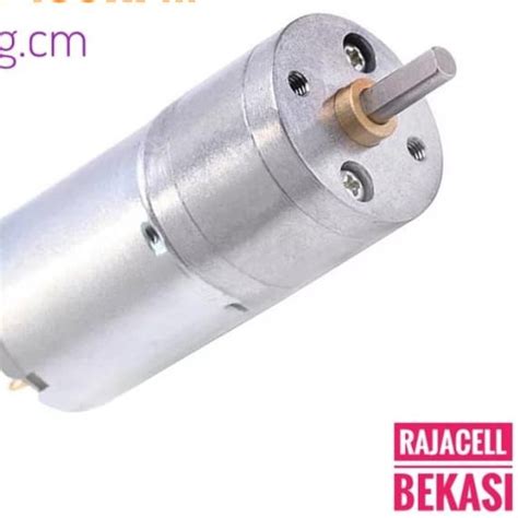 Jual Motor DC Gearbox 12V 130Rpm Gear Box High Torque 20Kgcm Shaft 4mm Shopee Indonesia