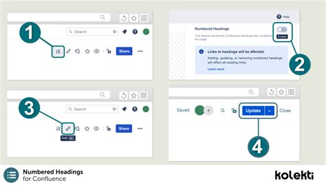 Numbered Headings For Confluence Atlassian Marketplace