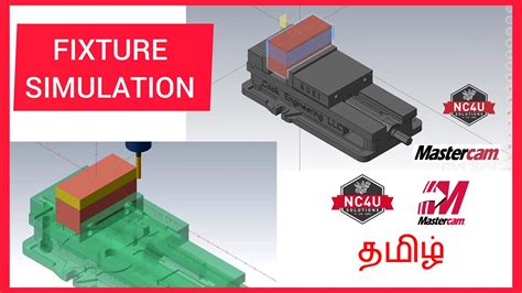 How To See Fixture Simulation In Mastercam Nc4u Tamil Cnc Training Coimbatore Youtube