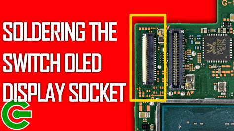 Soldering The Nintendo Switch Oled Display Socket Sthetix