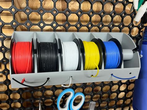 Multiboard Wire Spool Holder 6 Unit By Phoenix Knight Designs