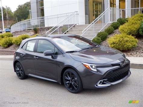 2024 Magnetic Gray Metallic Toyota Corolla Hatchback Xse 146652499 Photo 7