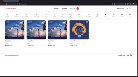 Bikram Jeet Sarmah On Linkedin Completed The Airbnb Clone I Learned A