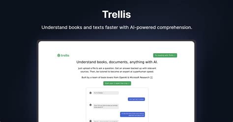 trellis ai powered reading comprehension and personalized tutoring