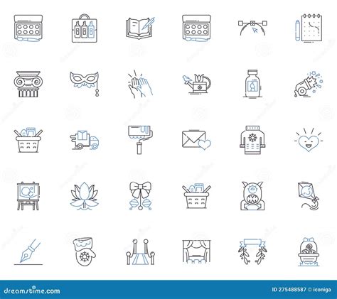 Original Ideas Line Icons Collection Innovation Creativity Ingenuity