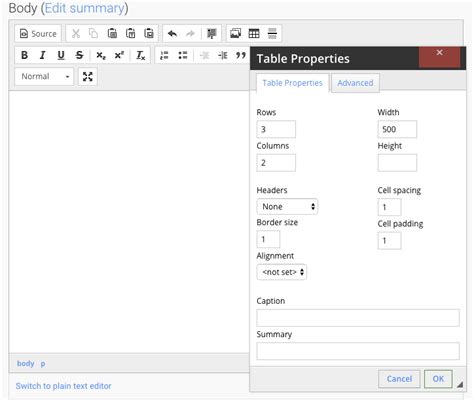 Wysiwyg Editor Stacks 33 Knowledge Center