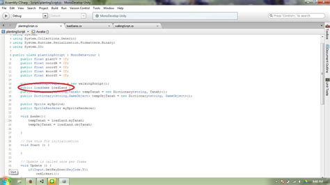 c can t get variable from an empty game object with script stack