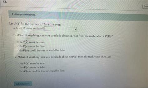 solved b what if anything can you conclude about ∃xp x