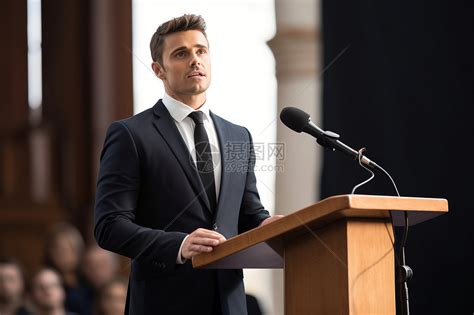 商务精英在演讲高清图片下载 正版图片600743699 摄图网