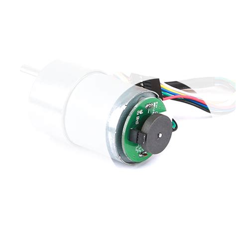 Yfrobot Metal Gearmotor Gb37 3530 12v With 16 Cpr Encoder Hall Speed M Yfrobot