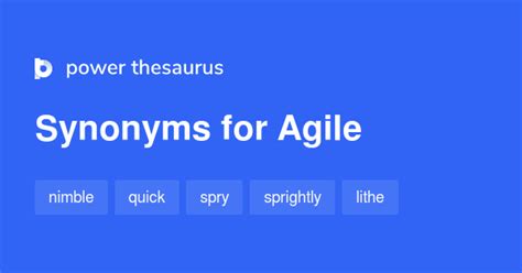 Agile Synonyms 1 316 Similar Words And Phrases Agile Synonyms 1 316 Similar Words And Phrases