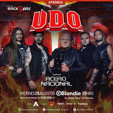 Udo Regresará A Chile En El Mes De Agosto — Futuro Chile