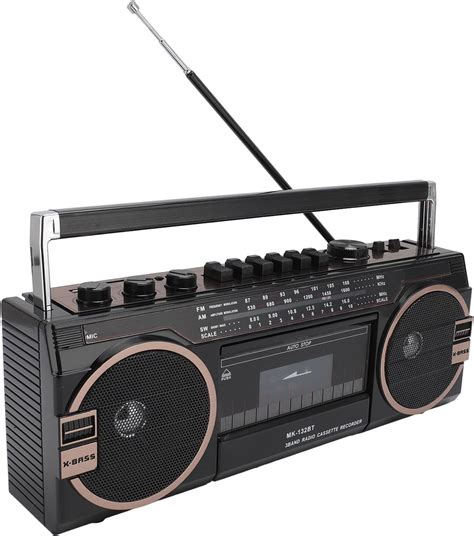Portable Cassette Player Boombox Am Fm Radio Stereo Ac