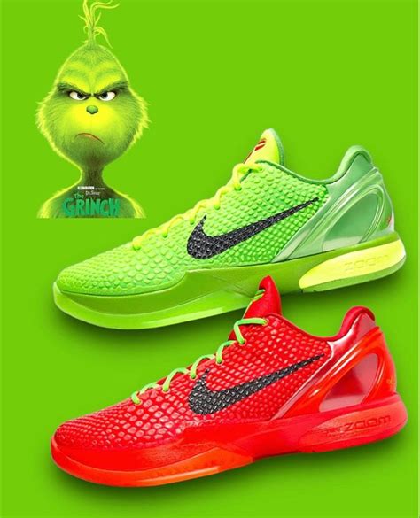 Nike Kobe 6 Protro Reverse Grinch Kobe Paul George Nba Paul George