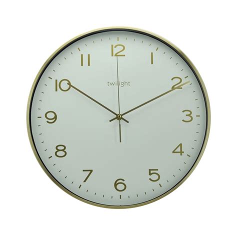 Jual Informa 40 Cm Jam Dinding 291 B Putih Gold Terbaik Informa