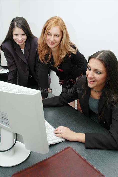 Office Girls 2 Stock Image Image Of Sophisticated Helpful 295607