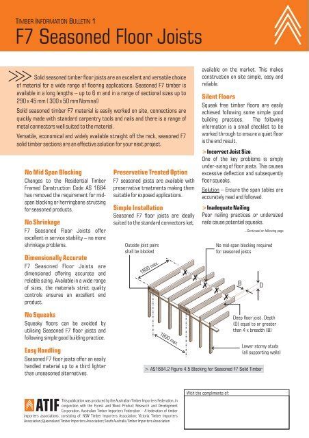 Treated Pine Ceiling Joist Span Tables Shelly Lighting