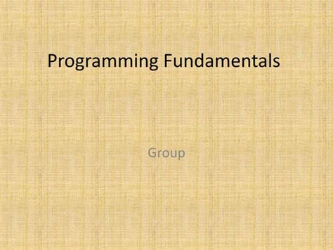 Types Of Programming Errors Pptx