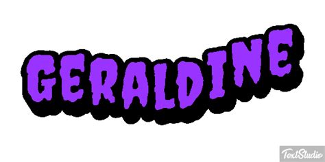 Géraldine Nombre Diseños De Logotipos  Animados