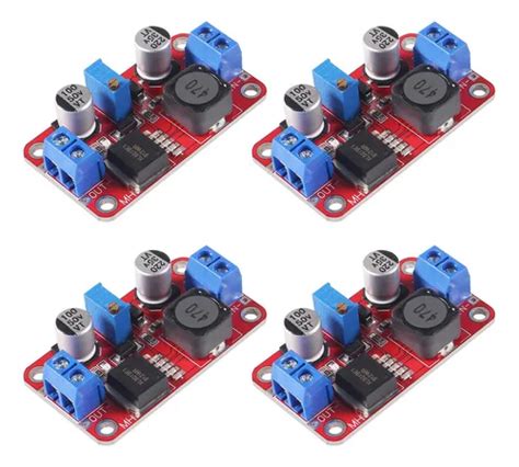 Pack De 4 Unidades Modulos Boost Xl6019 5a Voltage Regulador Cuotas Sin Interés
