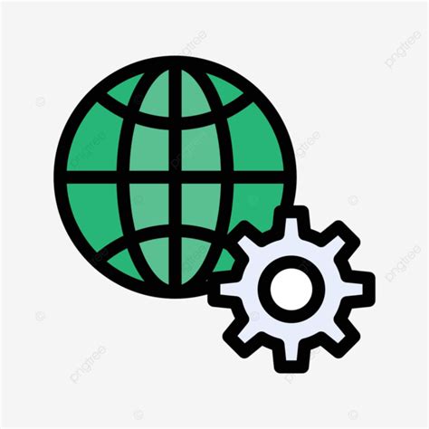 setting symbol industrial element vector symbol industrial element