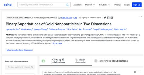 binary superlattices of gold nanoparticles in two dimensions