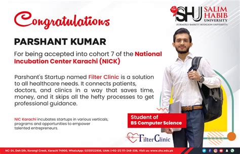 Congratulations Parshant Kumar